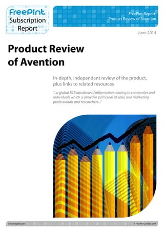 FreePint Review of Avention | PDF
