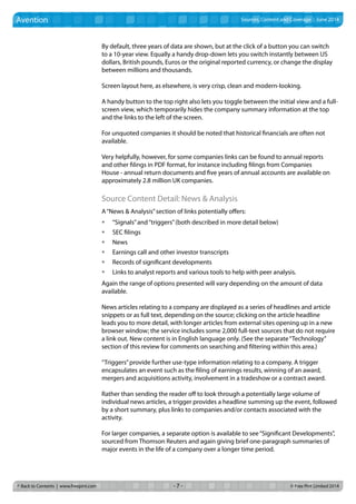 FreePint Review of Avention | PDF