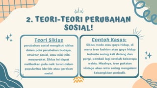 Teori perubahan sosial sosiologi kelas 12 | PDF