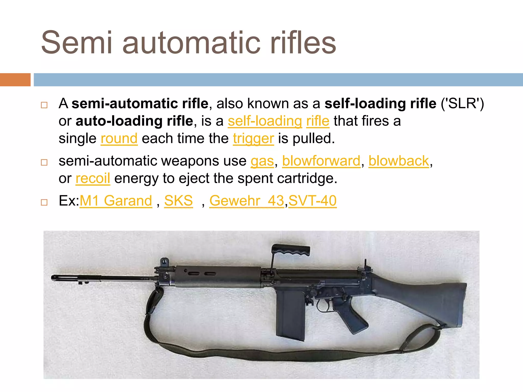 Rifle in forensic ballistics | PPTX