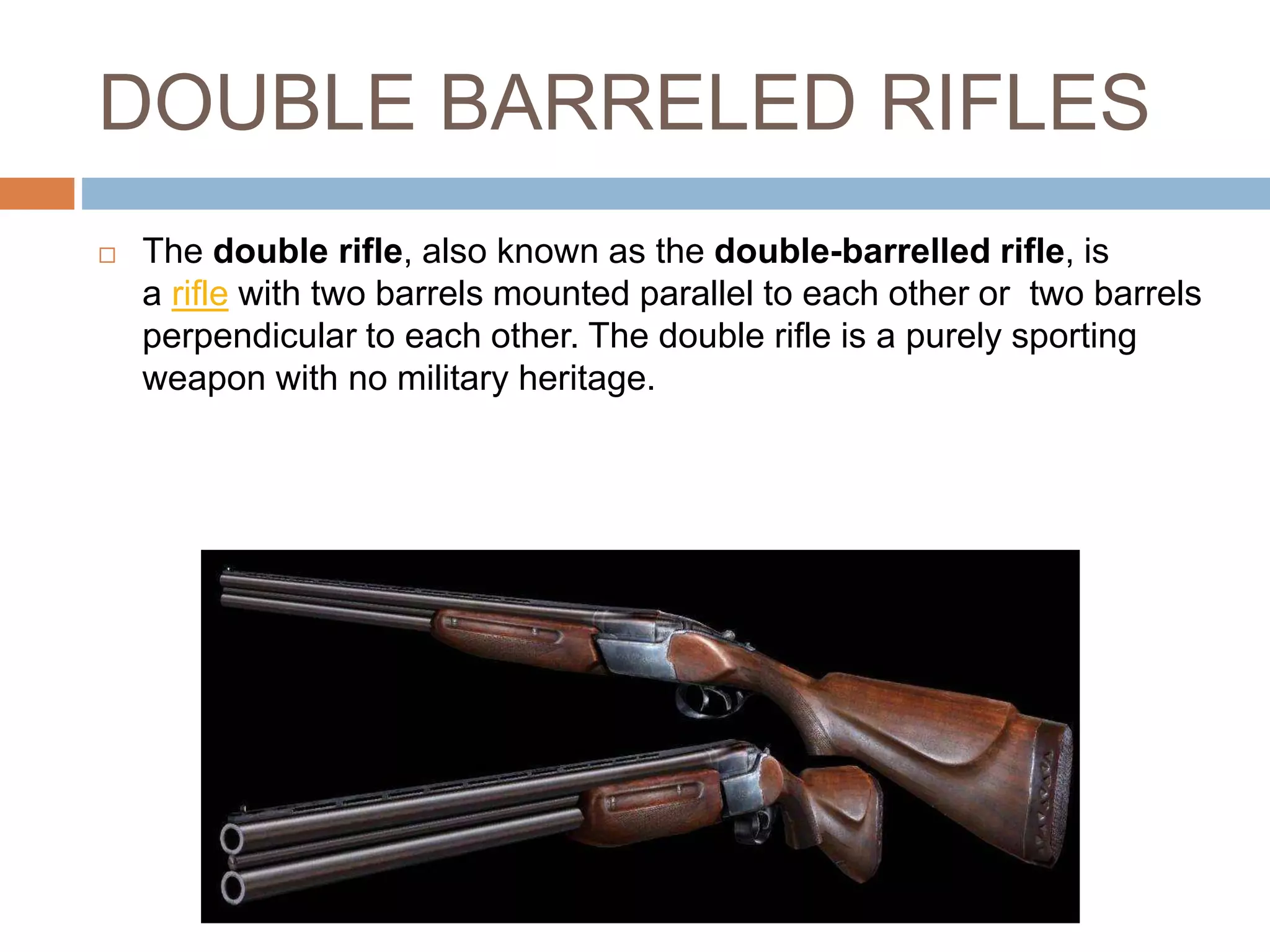 Rifle in forensic ballistics | PPTX