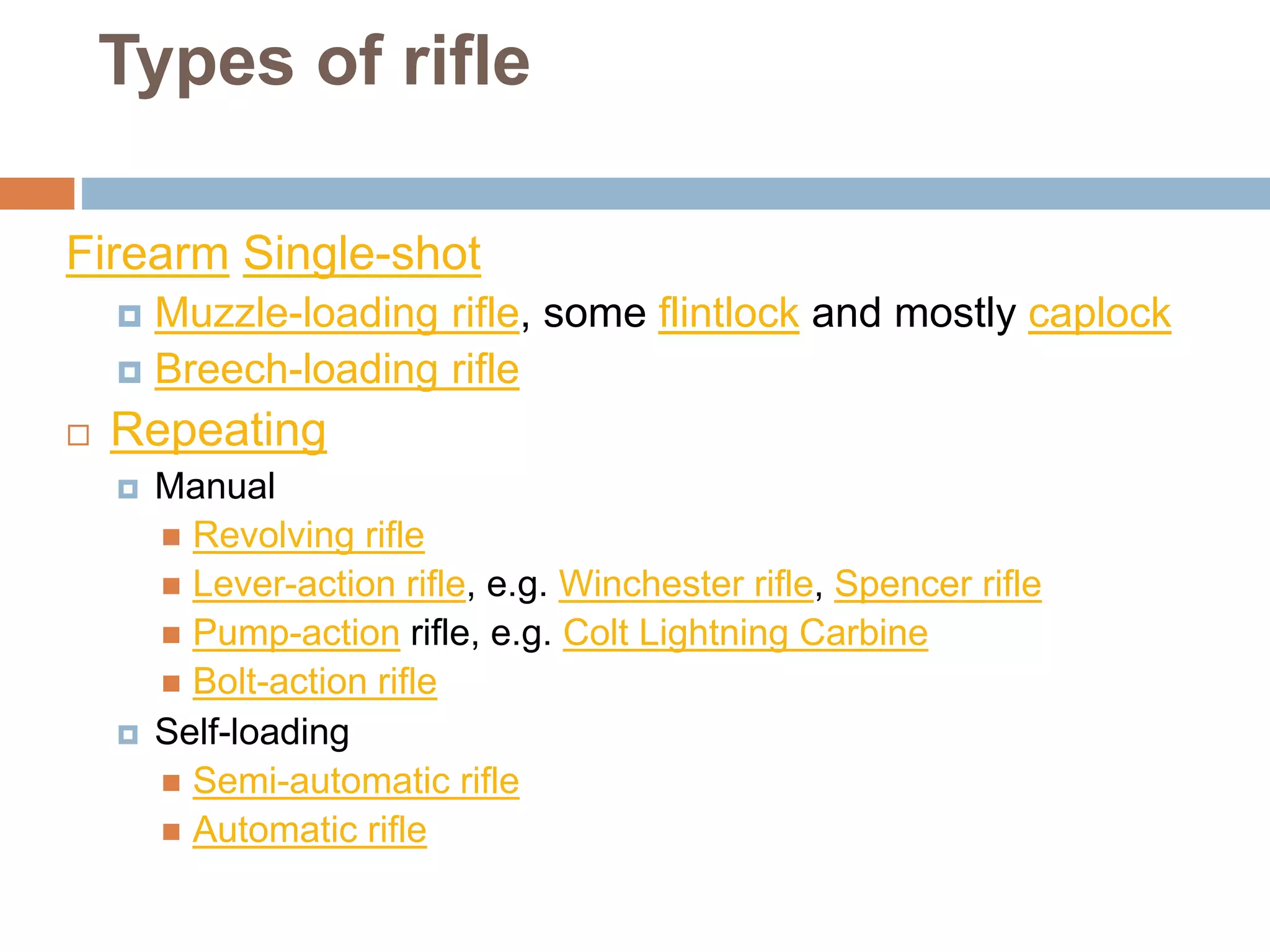 Rifle in forensic ballistics | PPTX