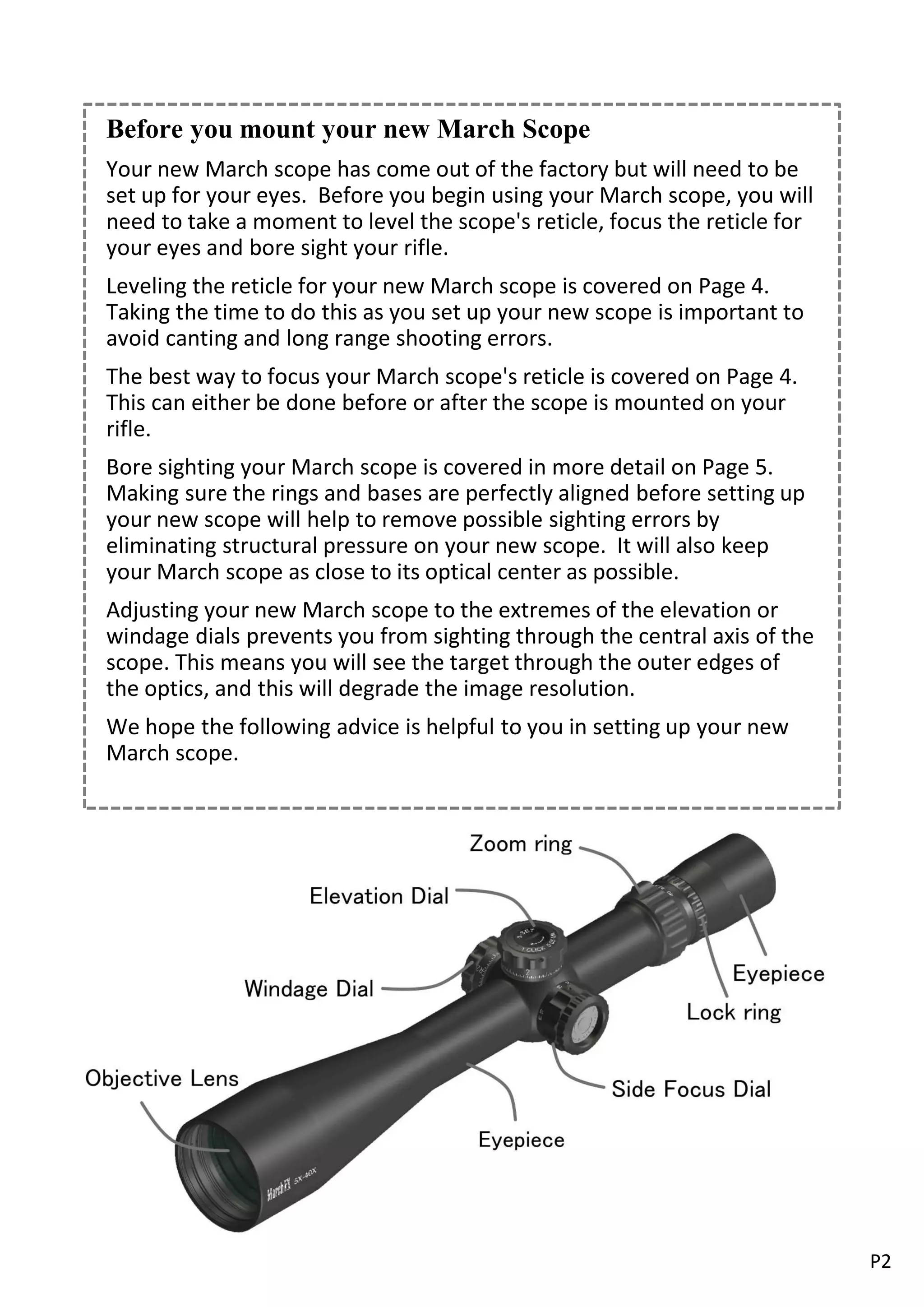Rifle Scope Instruction Manual FFP | Optics Trade | PDF