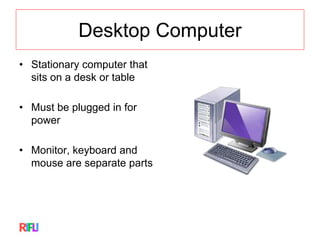 RIFLI-Computer-Basics-Part-1-1 lecture not | PPTX