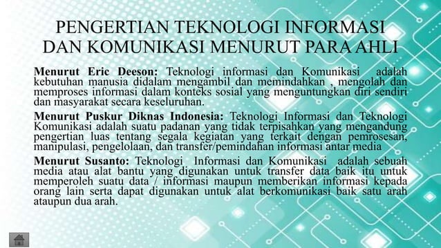 Teknologi Informasi dan Komunikasi | PPTX