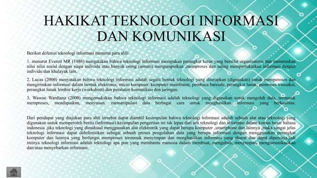 Teknologi Informasi dan Komunikasi | PPTX