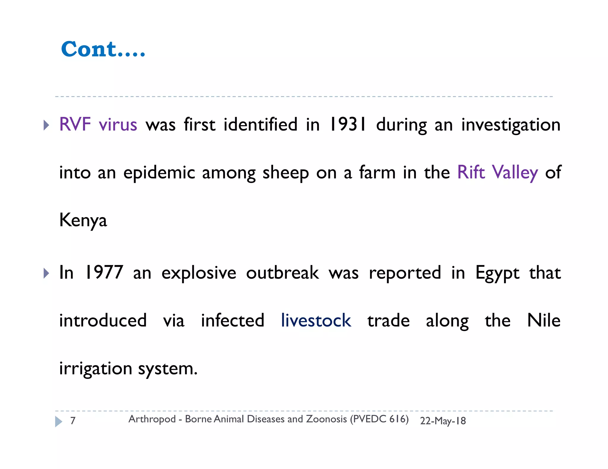 Rift valley fever ppt. | PDF