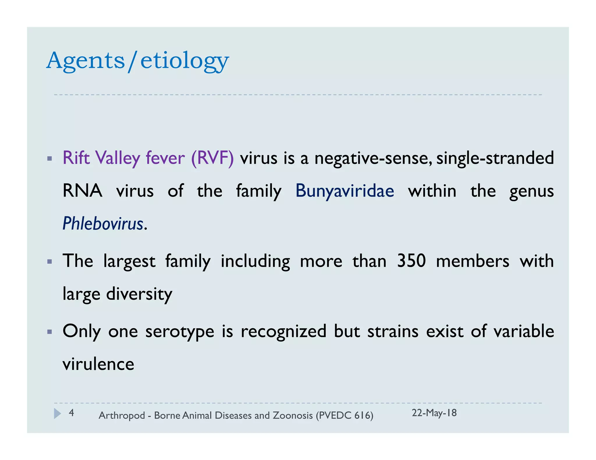 Rift valley fever ppt. | PDF