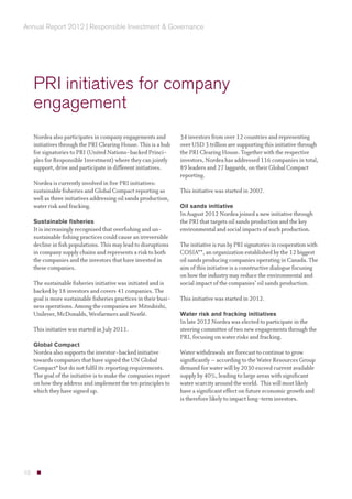 Responsible investment & governance annual report 2012 | PDF
