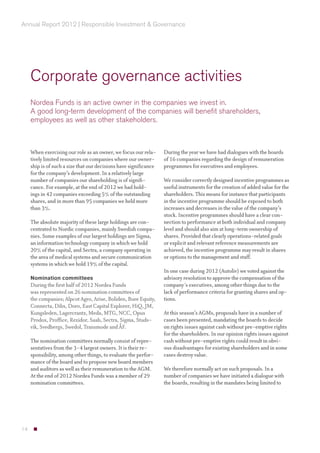 Responsible investment & governance annual report 2012 | PDF