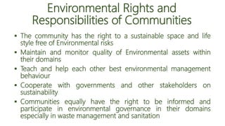 Environmental Responsibility and Enforcement of Environmental ...