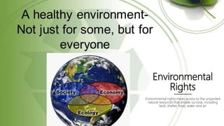 Environmental Responsibility and Enforcement of Environmental ...