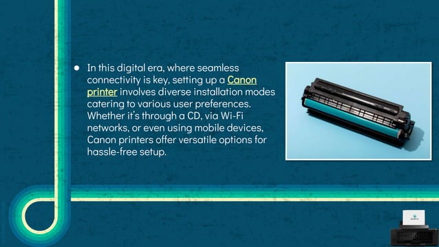 Examining Canon Printer Installation Modes | Printershut | PPT