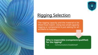 Rigging and slinging safety hazards and precaution.pptx