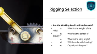 Rigging and slinging safety hazards and precaution.pptx