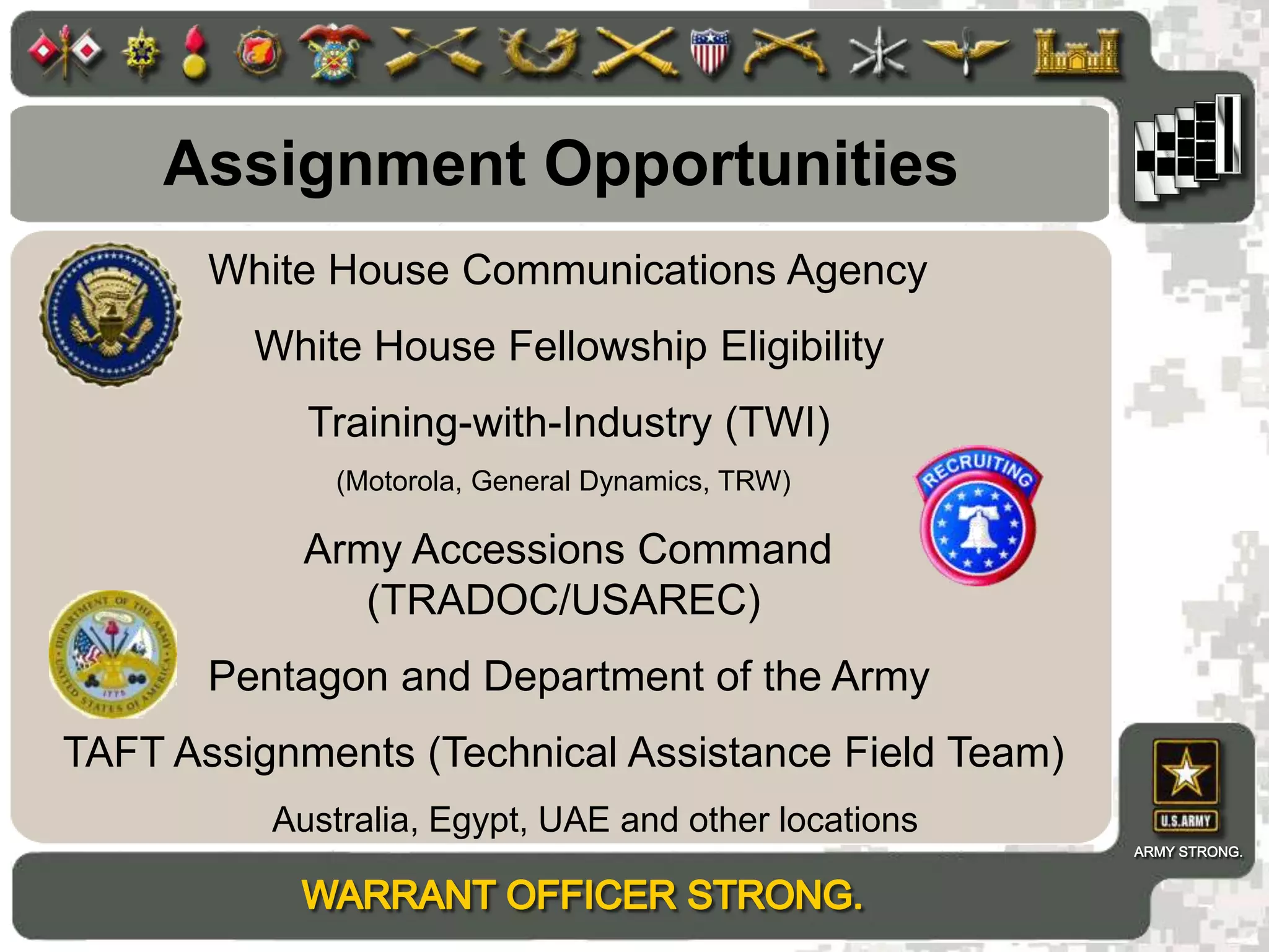 NAVY ENLISTED TO CWO OFFICER PROGRAM BRIEF | PPTX