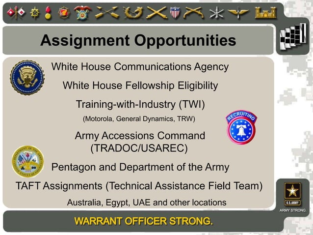 NAVY ENLISTED TO CWO OFFICER PROGRAM BRIEF | PPT
