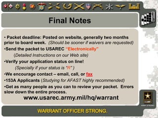 NAVY ENLISTED TO CWO OFFICER PROGRAM BRIEF | PPTX
