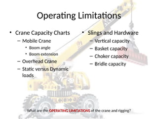 Rigging - Sling hitches, Rigging Fundamentals | PPT