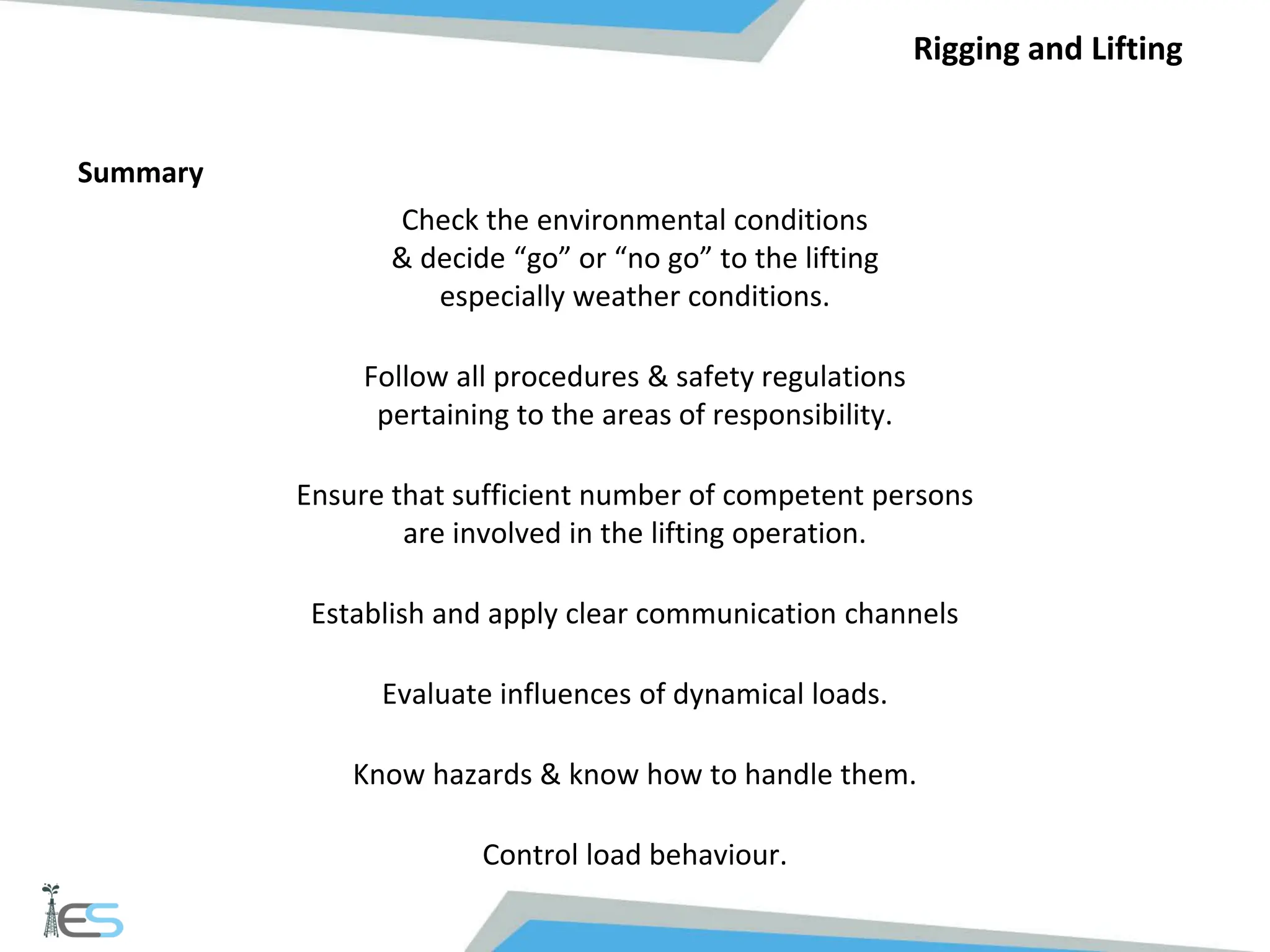 Rigging and Lifting Presentation for lifting operation.pdf