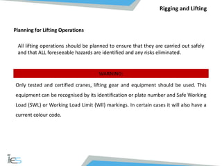 Rigging and Lifting Presentation for lifting operation.pdf