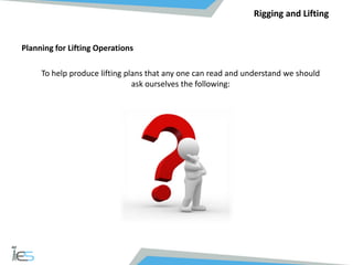 Rigging and Lifting Presentation for lifting operation.pdf