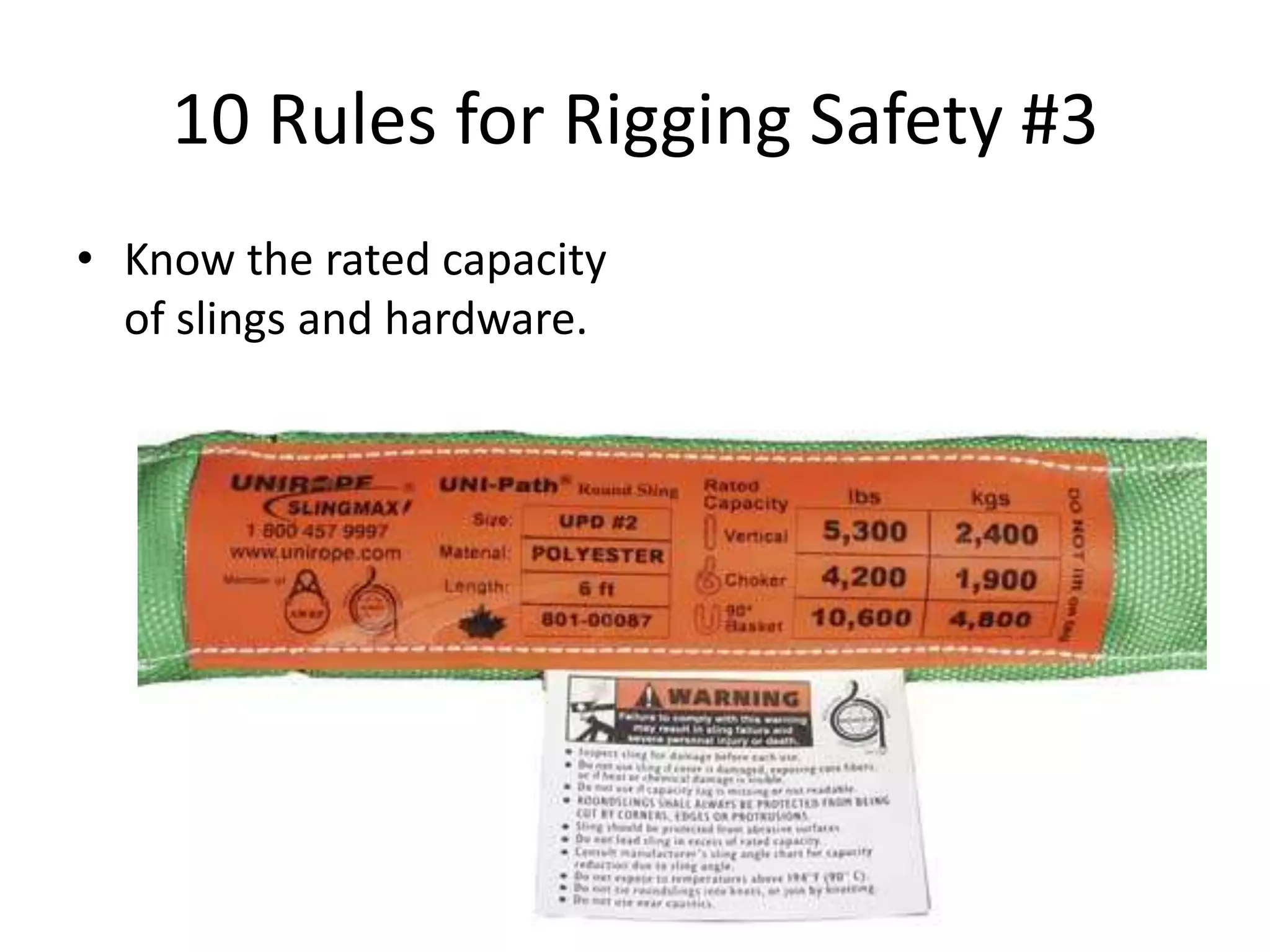 Rigging safety 7 | PPTX