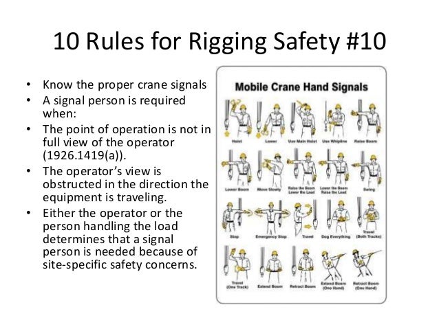 Rigging safety 7