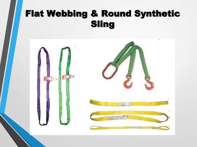 Rigging & slinging | PPTX | Needlework | Arts and Crafts