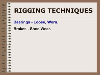 RIGGING TECHNIQUES - CRANE OPERATION &INSPECTION.ppt