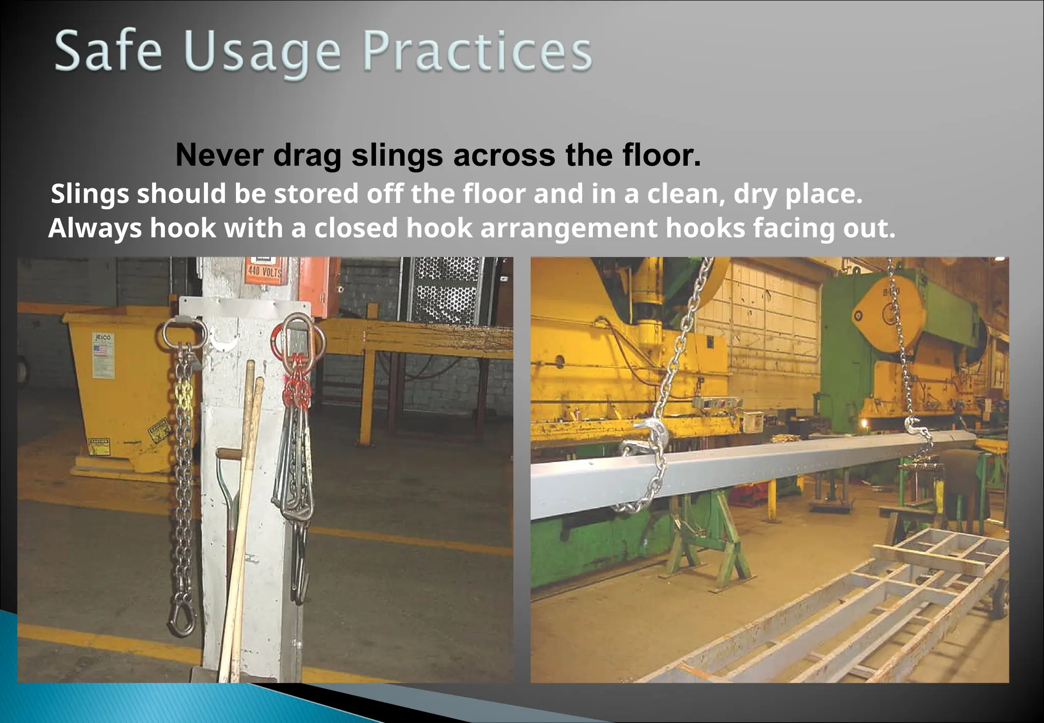 Rigging Safety (Webbing, Wire Rope Sling) | PPT