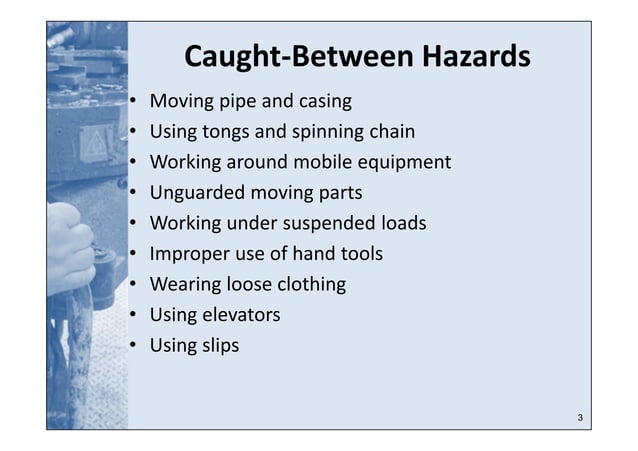 Hand Safety in Drilling - Caught-Between Hazards | PDF | First Aid ...