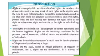 right defination and meaning | PPT