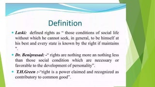 right defination and meaning | PPT