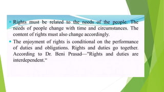 right defination and meaning | PPT