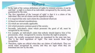 right defination and meaning | PPT