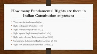 fundamental rights in Indian constitution | PPT