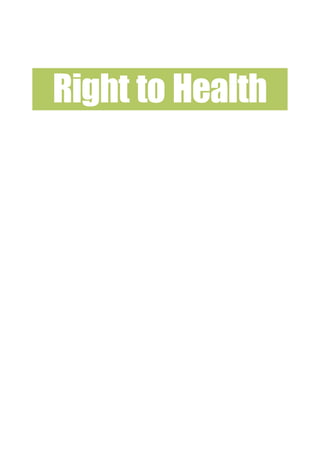 Right to Health | PDF