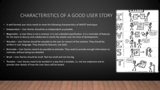 Right amount of details to the user story | PPT