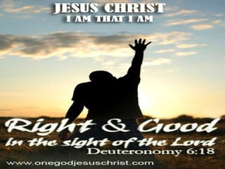 Right and Good in the sight of the Lord | PPTX