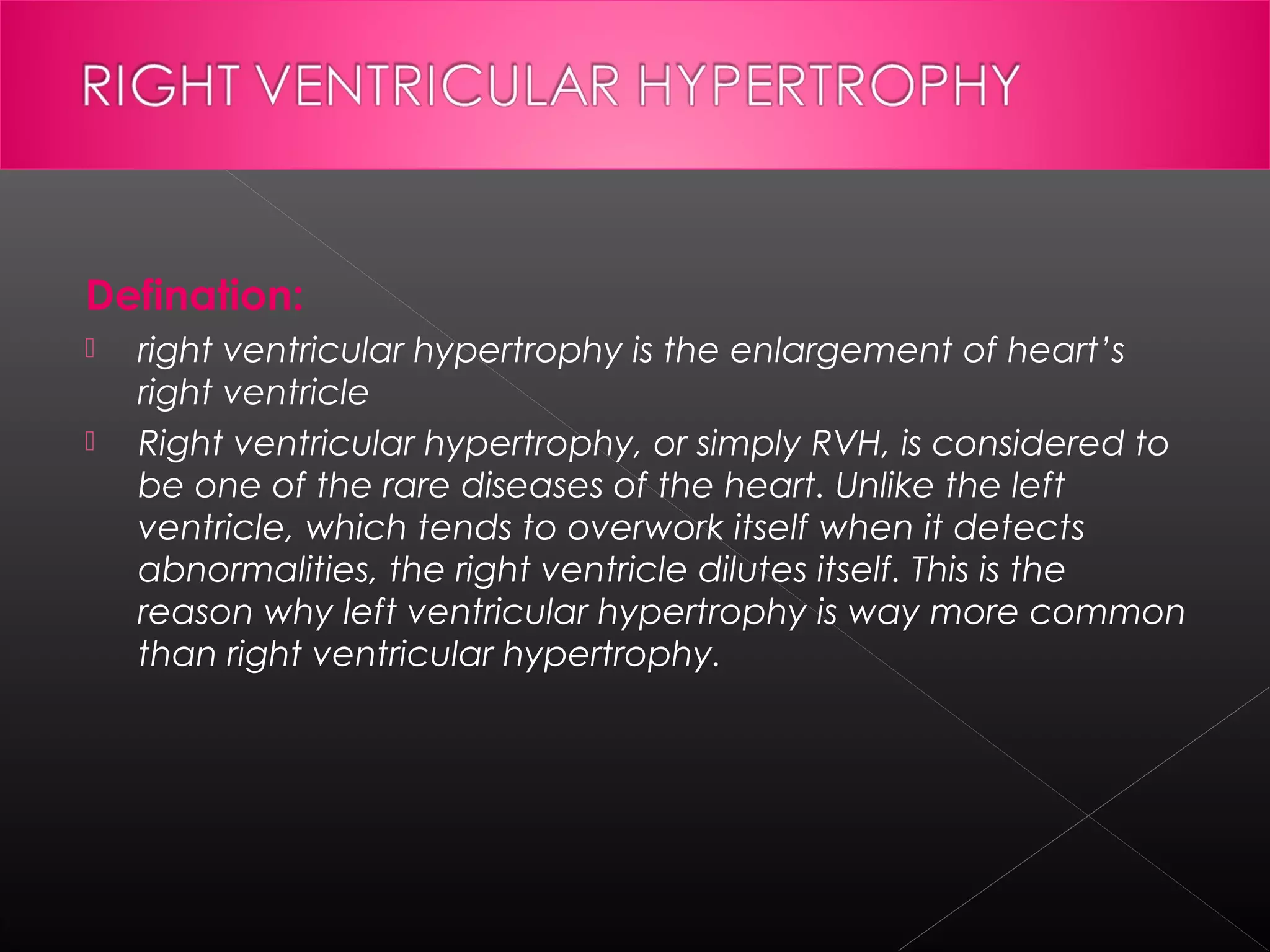 Right and left ventricular hypertrophy | PPT