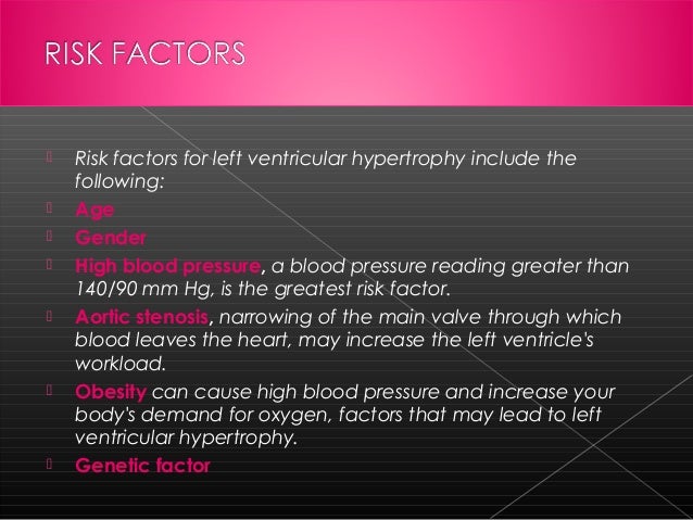 Right and left ventricular hypertrophy