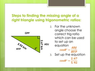 Right Angled Trigonometry Grade 9 Mathematics | PPT