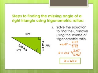 Right Angled Trigonometry Grade 9 Mathematics | PPT