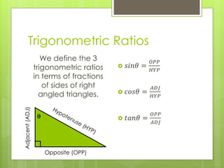 Right Angled Trigonometry Grade 9 Mathematics | PPT