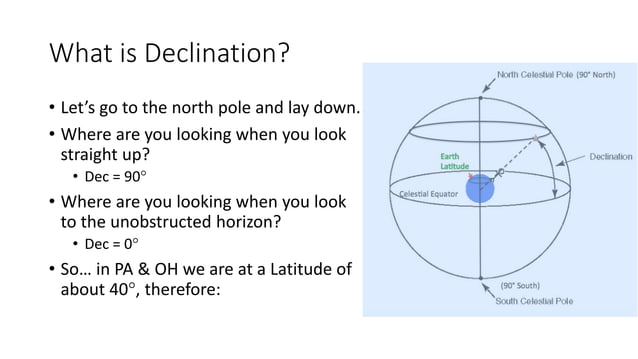 Right Ascencion & Declination.pptx | Space and Astronomy | Science