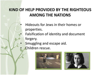 Righteous among the nations | PPTX