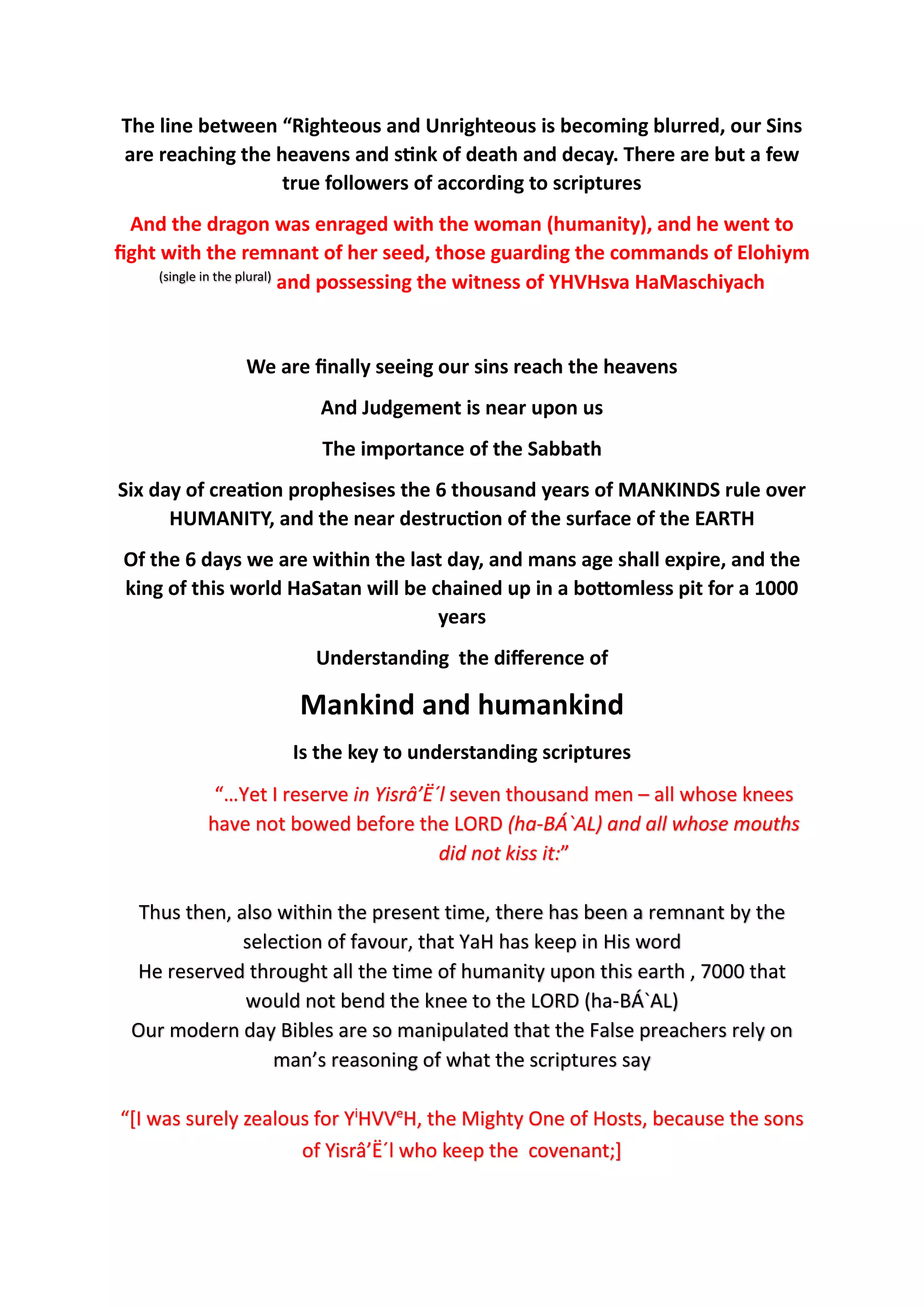 Righteous and Unrighteous .docx