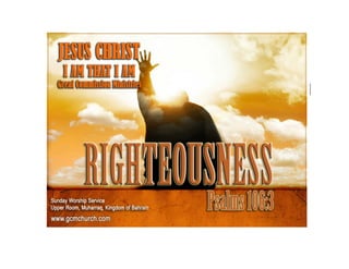 Righteousness | PPT