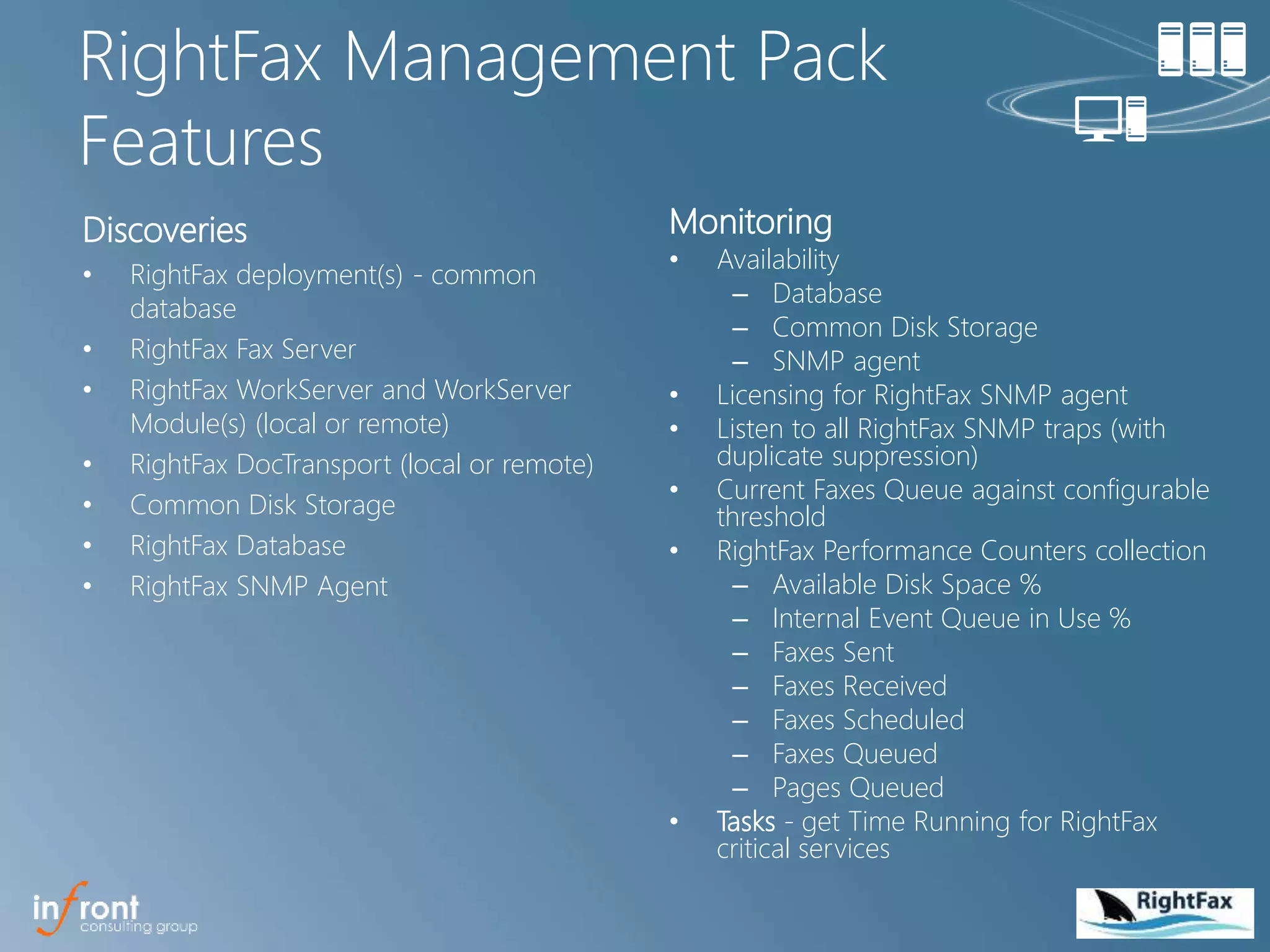 RightFax SCOM Management Pack | PPT | Free Download
